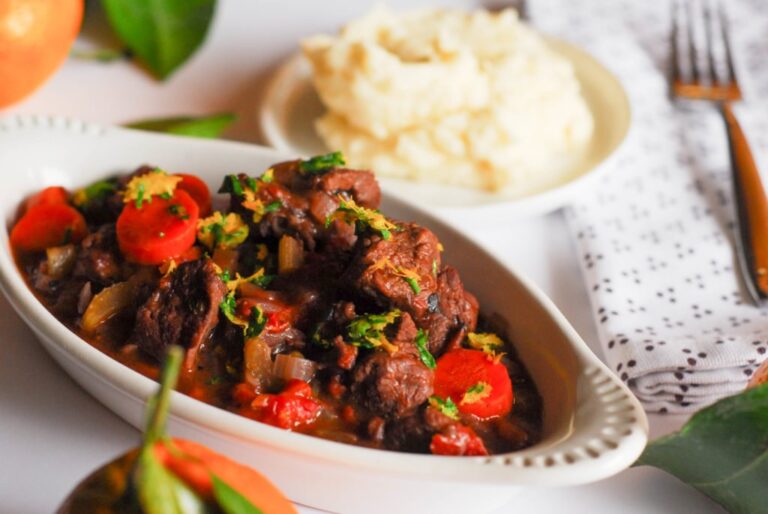 SOUS VIDE BEEF STEW WITH ORANGE GREMOLATA - Country Natural Beef